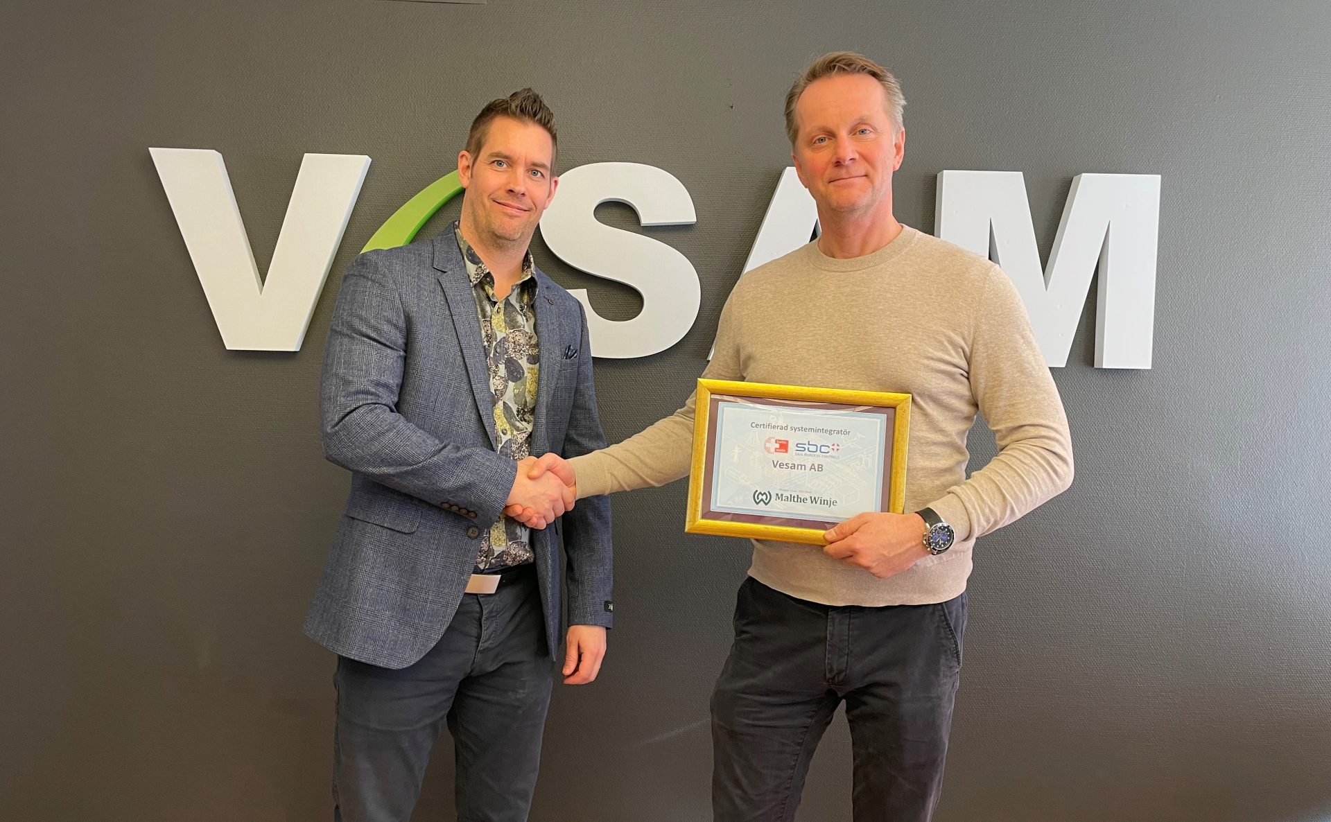 Vesam nycertifierad systemintegratör för SAIA - Vesam Group